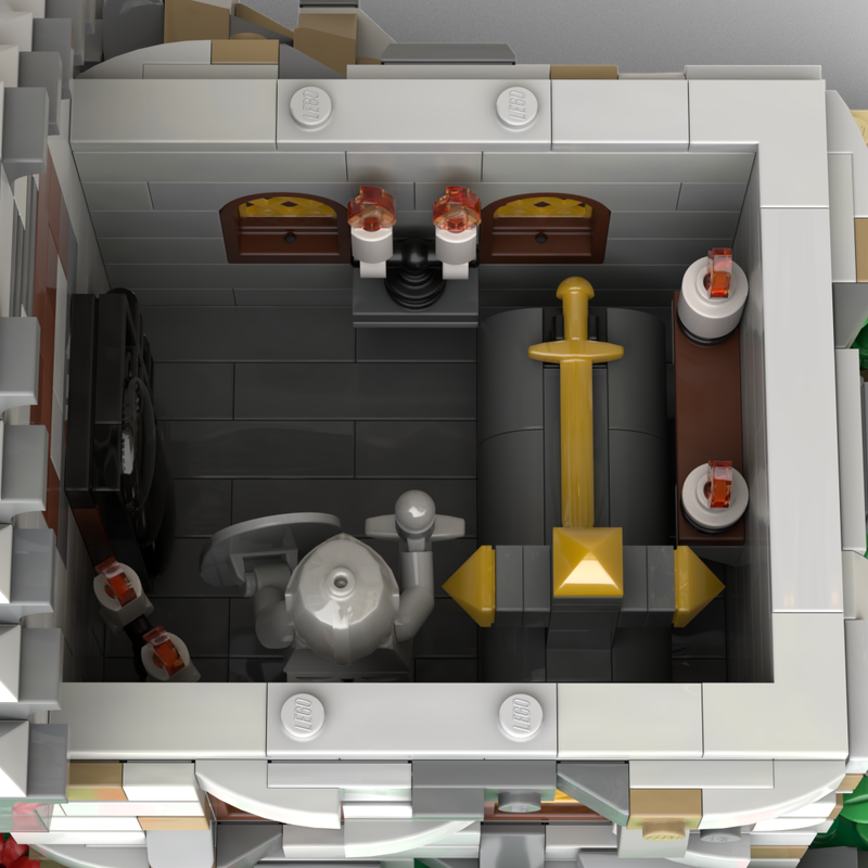 LEGO MOC Medieval small cemetery with a tomb by dariusdrum ...