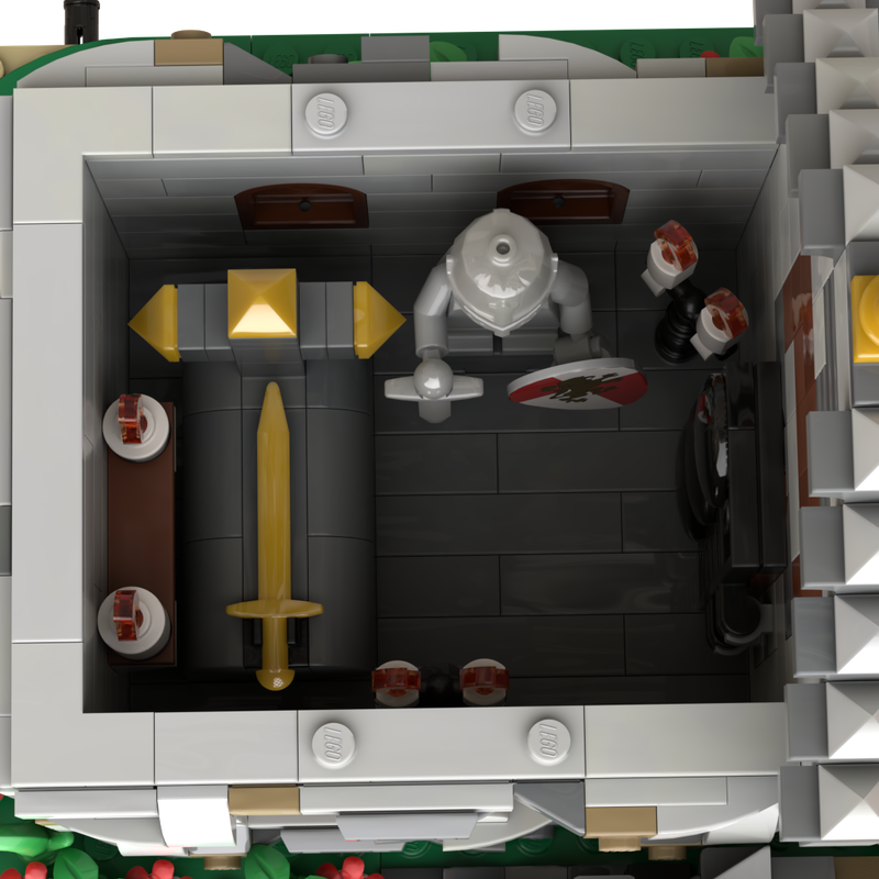 LEGO MOC Medieval small cemetery with a tomb by dariusdrum ...