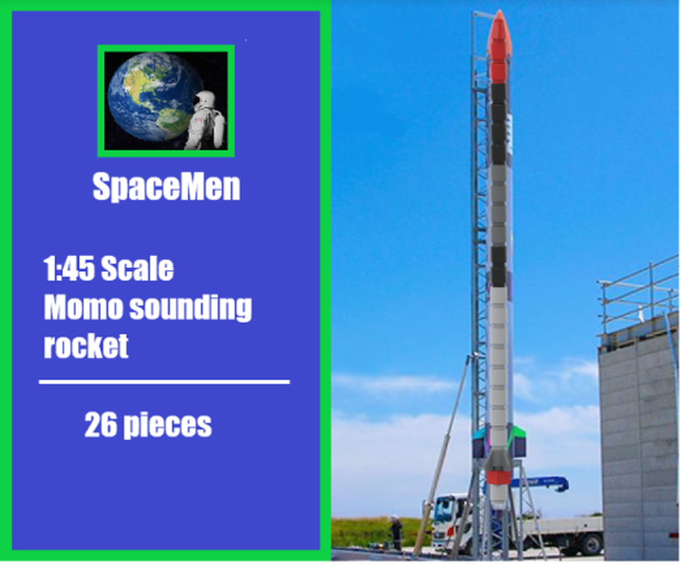 LEGO MOC Momo rocket by Space Men | Rebrickable - Build with LEGO