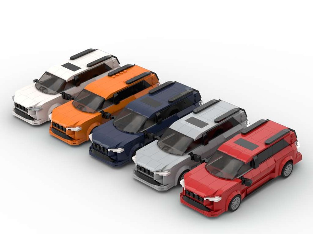 LEGO MOC Toy Sienna - Set of Five Colors - 8 Stud Speed Champions by ...