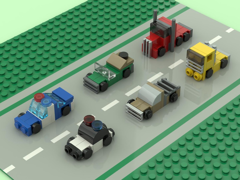 LEGO MOC Micro cars: cartoonish car collection volume 2 by aquir ...