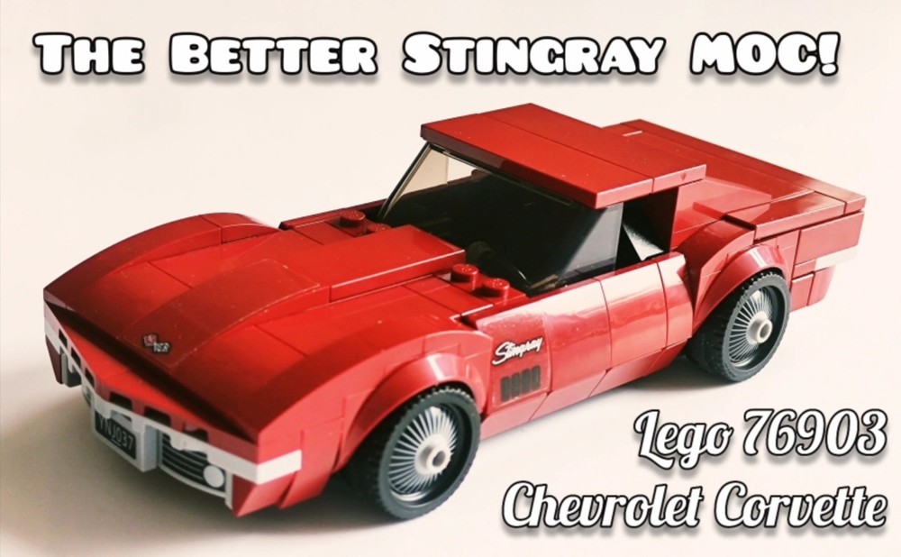 LEGO MOC 76903 - CORVETTE STINGRAY by Lovestone | Rebrickable - Build ...
