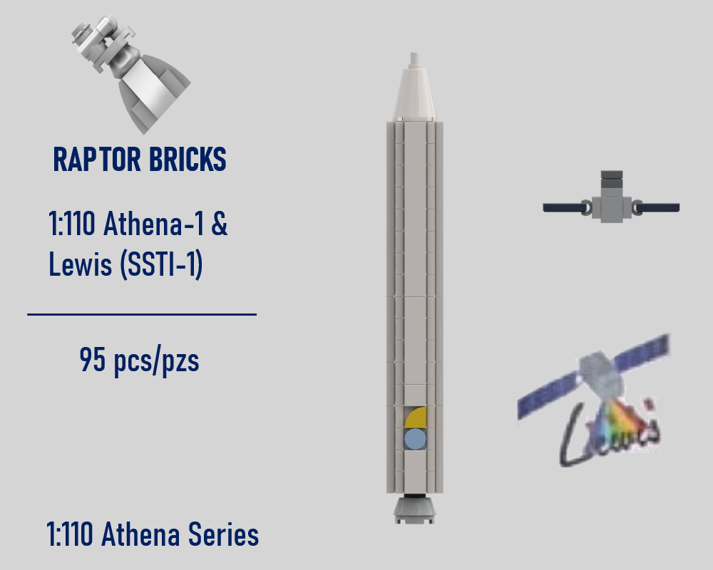LEGO MOC 1:110 Athena-1 by RAPTOR BRICKS | Rebrickable - Build with LEGO