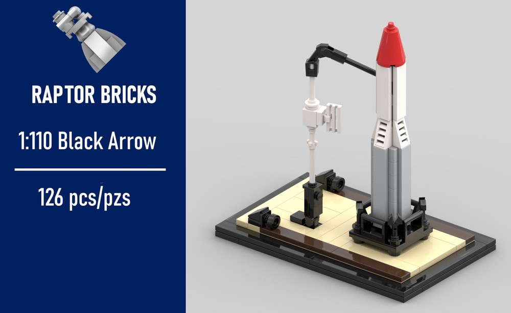 LEGO MOC 1:110 Black Arrow by RAPTOR BRICKS | Rebrickable - Build with LEGO