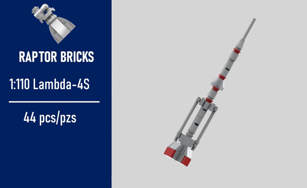 LEGO MOC 1:110 Lambda 4S by RAPTOR BRICKS | Rebrickable - Build with LEGO