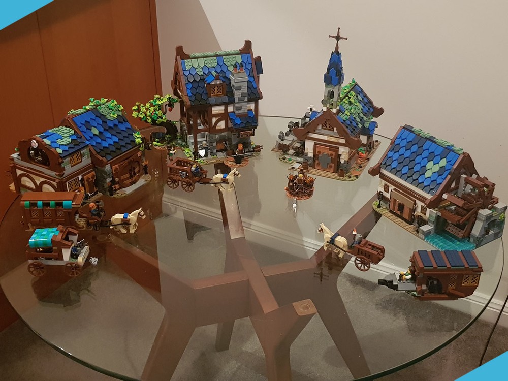 LEGO MOC Medieval Chapel by DrMattBricks | Rebrickable - Build with LEGO