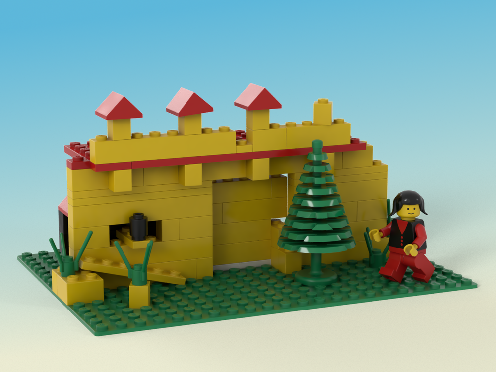 LEGO MOC-90019 6365 Ancient city walls with secret passage by se1977 ...