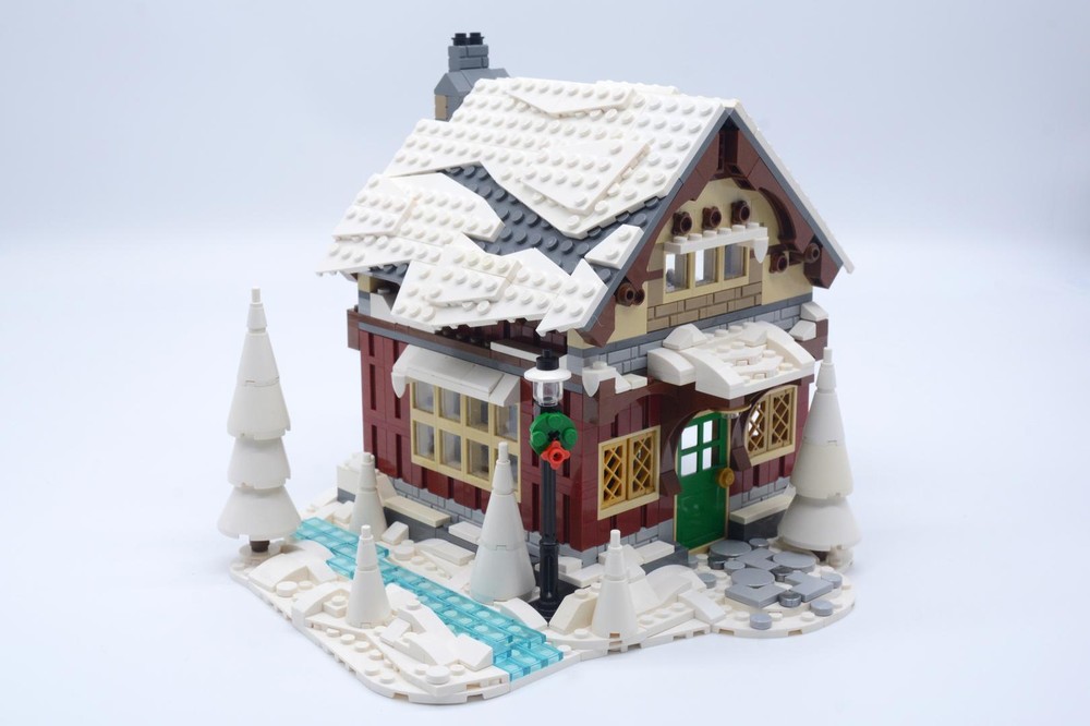 LEGO MOC Winter Village Snowy Cabin by Brickwood Creations ...