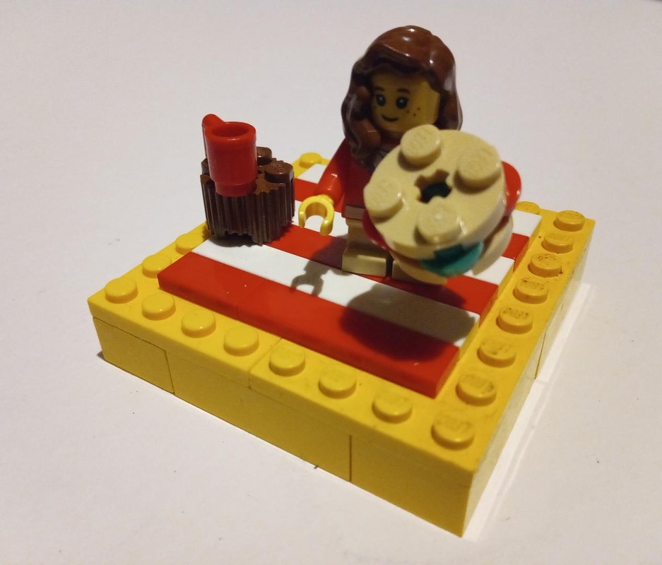 Lego Moc Picnic On Beach Diorama By Jimboblimb Rebrickable Build