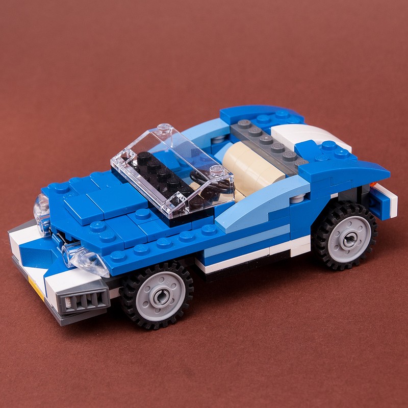 LEGO MOC 6913 Blue Car by Keep On Bricking | Rebrickable - Build with LEGO