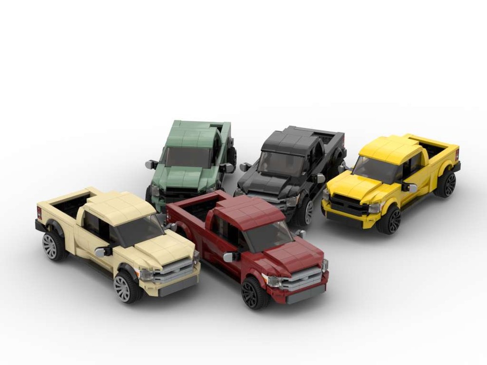 LEGO MOC Toy Tundra - Set of Five Colors - 8 Stud Speed Champions by ...