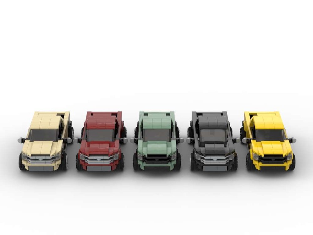 LEGO MOC Toy Tundra - Set of Five Colors - 8 Stud Speed Champions by ...
