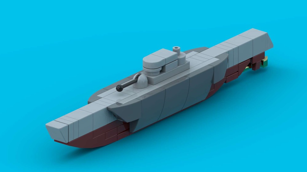 LEGO MOC Uboot - VIIC by SN Bricks Design Studio | Rebrickable - Build ...