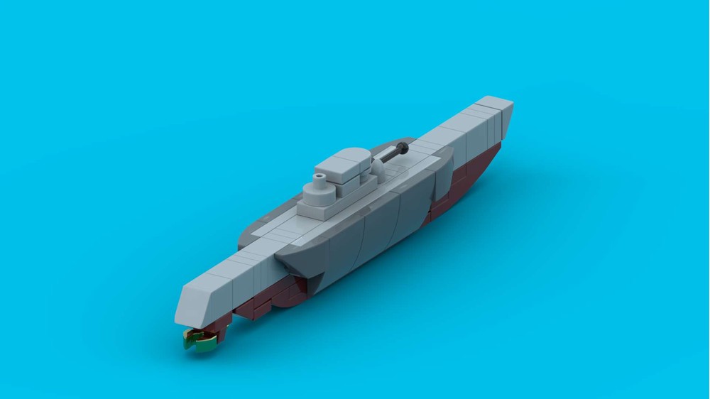 LEGO MOC Uboot - VIIC by SN Bricks Design Studio | Rebrickable - Build ...