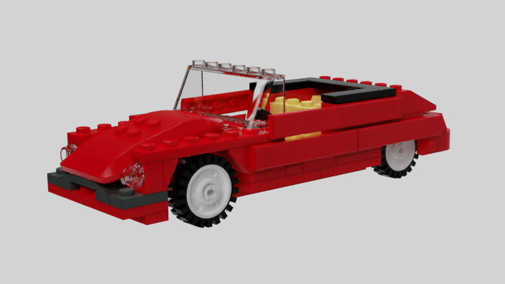 LEGO MOC Citroen DS Cabriolet by VoltaCSR | Rebrickable - Build with LEGO
