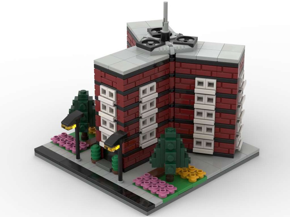 LEGO MOC Modular Neighborhood Building #4 by meregt | Rebrickable ...