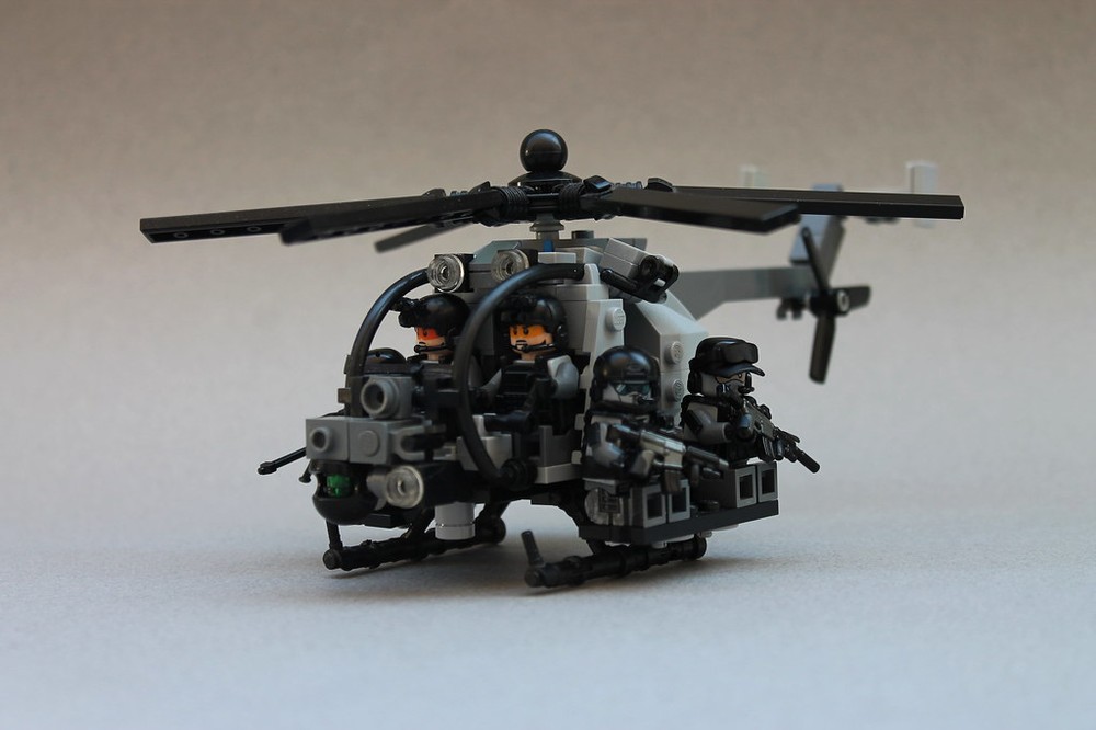 LEGO MOC MH6 Little Bird by Somerslego | Rebrickable - Build with LEGO