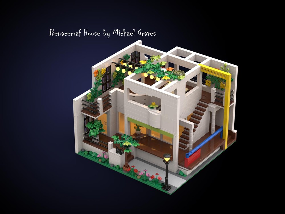 LEGO MOC Benacerraf House of Micheal Graves by Fanpeixi | Rebrickable ...