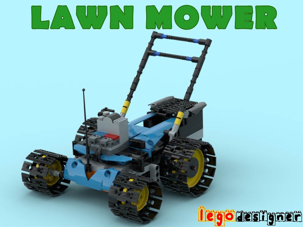 LEGO MOC 42095 Lawn Mower by LegoDesigner | Rebrickable - Build with LEGO
