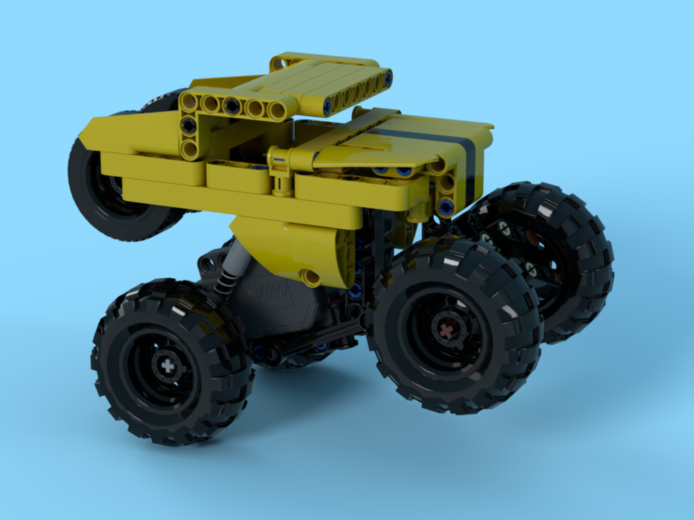 LEGO MOC Micro Trophy Truck by isuzu | Rebrickable - Build with LEGO