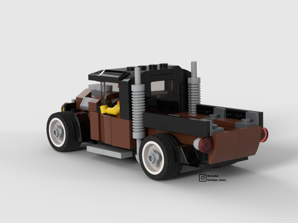 LEGO MOC Hot Rod by BrickAA | Rebrickable - Build with LEGO