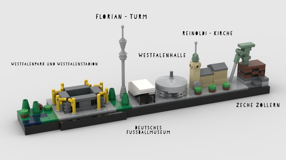 Lego Moc Architecture Dortmund By Redcologne82 Rebrickable Build