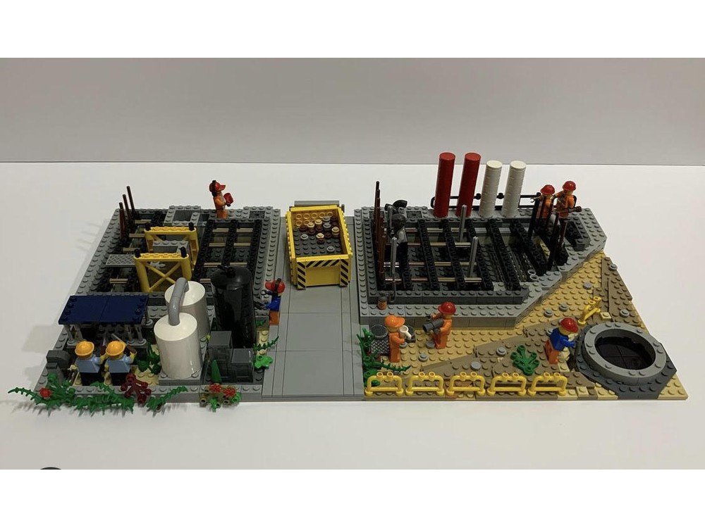 LEGO MOC Construction site by Legomodernist | Rebrickable - Build with LEGO