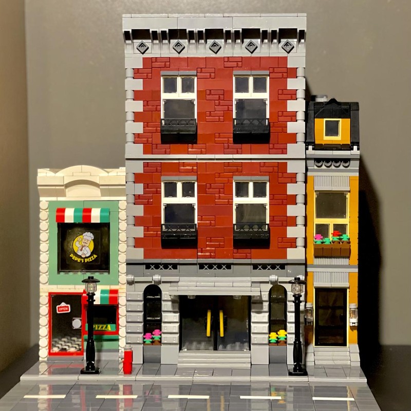 LEGO MOC Creator Expert Modular Building MOC by legobičas | Rebrickable - Build with LEGO