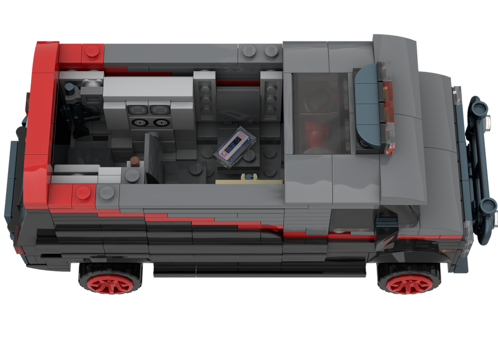 LEGO MOC The A-Team GMC Van by Brick.Mocman | Rebrickable - Build with LEGO