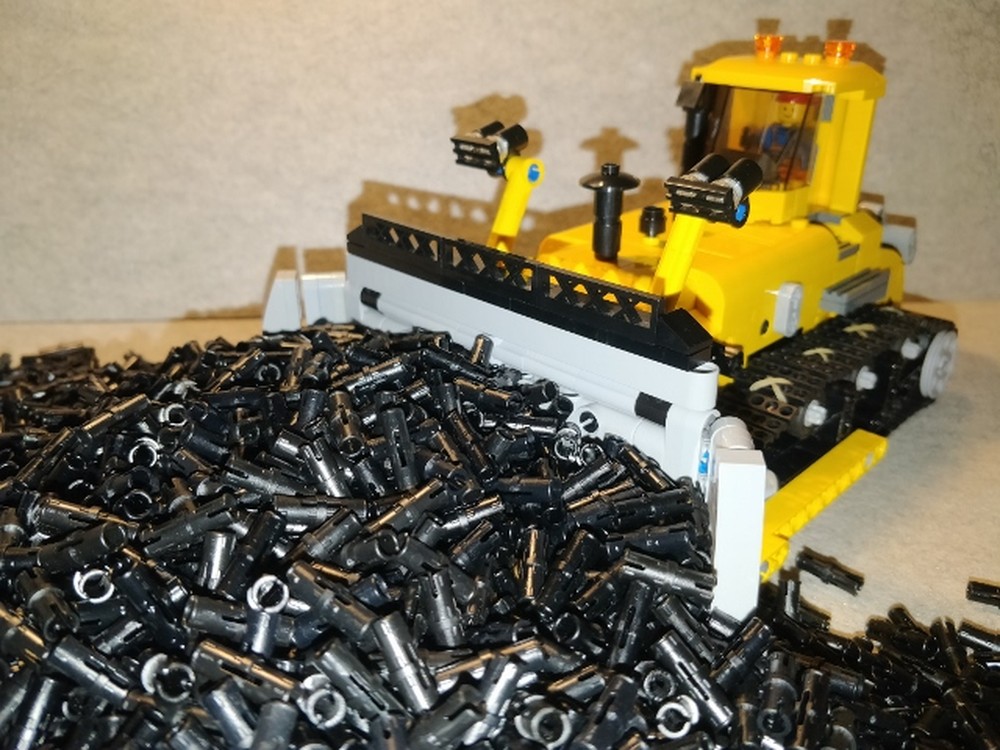 Lego Moc Rc Bulldozer With Circuitcubes By Brick Forge Rebrickable