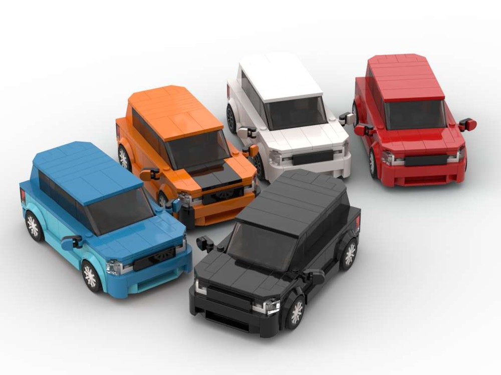 LEGO MOC Scion xB - Set of Five Colors - 8 Stud Speed Champions by ...
