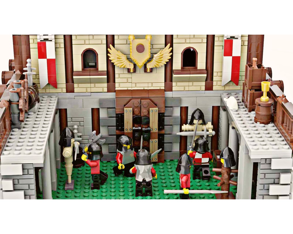 Lego Moc Castle Barrack By Legobricking Rebrickable Build With Lego