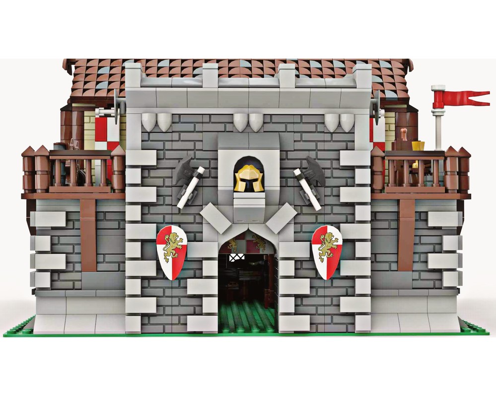 Lego Moc Castle Barrack By Legobricking Rebrickable Build With Lego