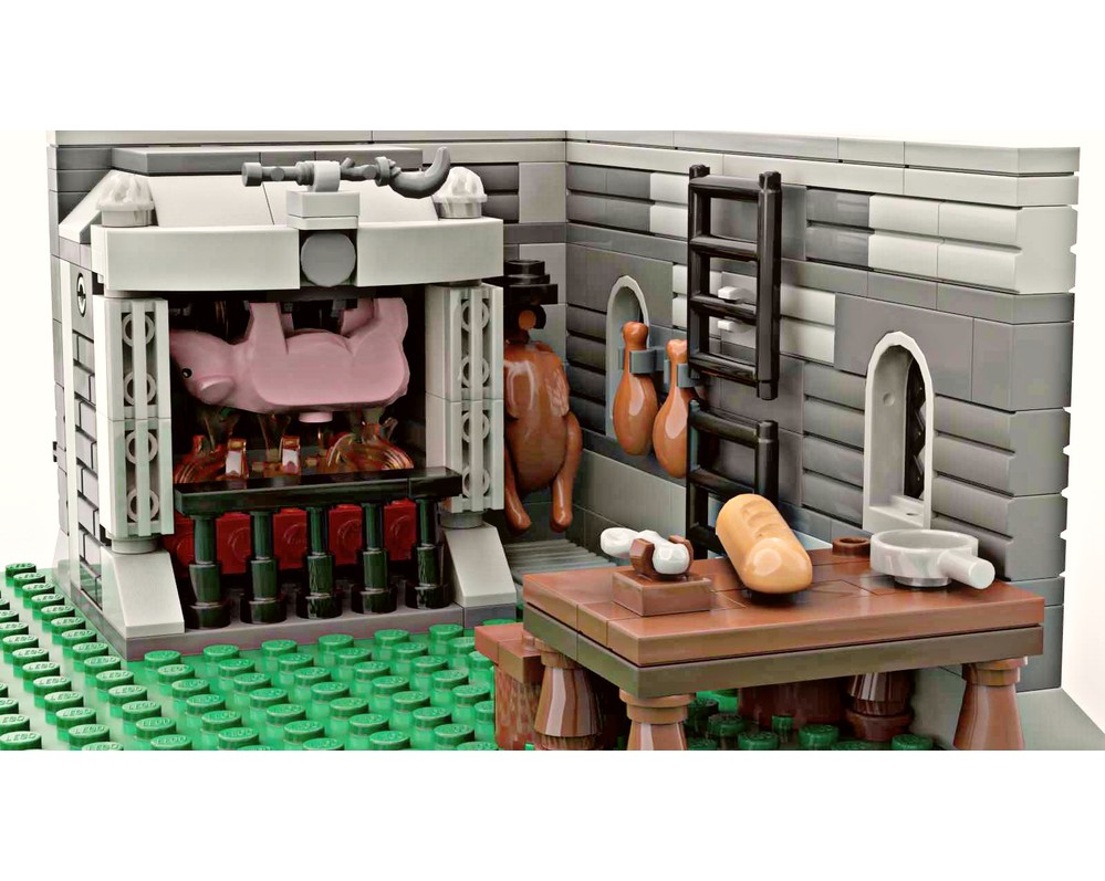 Lego Moc Castle Barrack By Legobricking Rebrickable Build With Lego