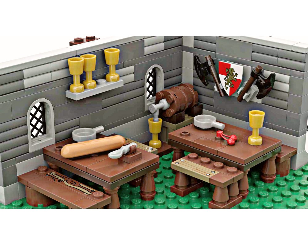 Lego Moc Castle Barrack By Legobricking Rebrickable Build With Lego