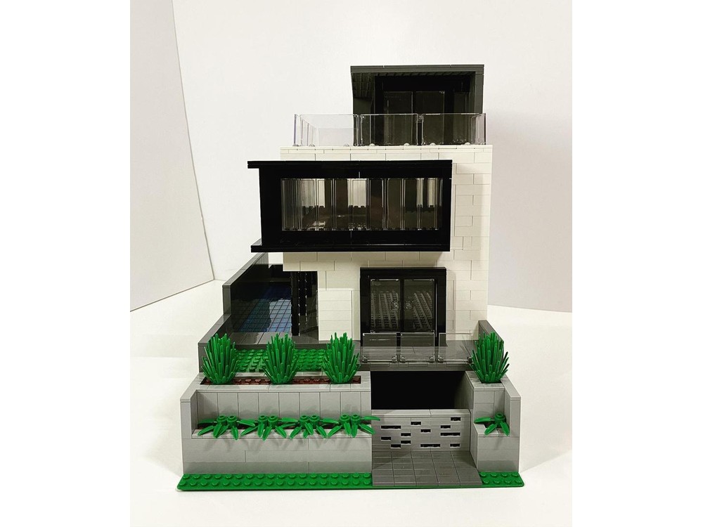 LEGO MOC Modular modern semi-detached house by Legomodernist ...