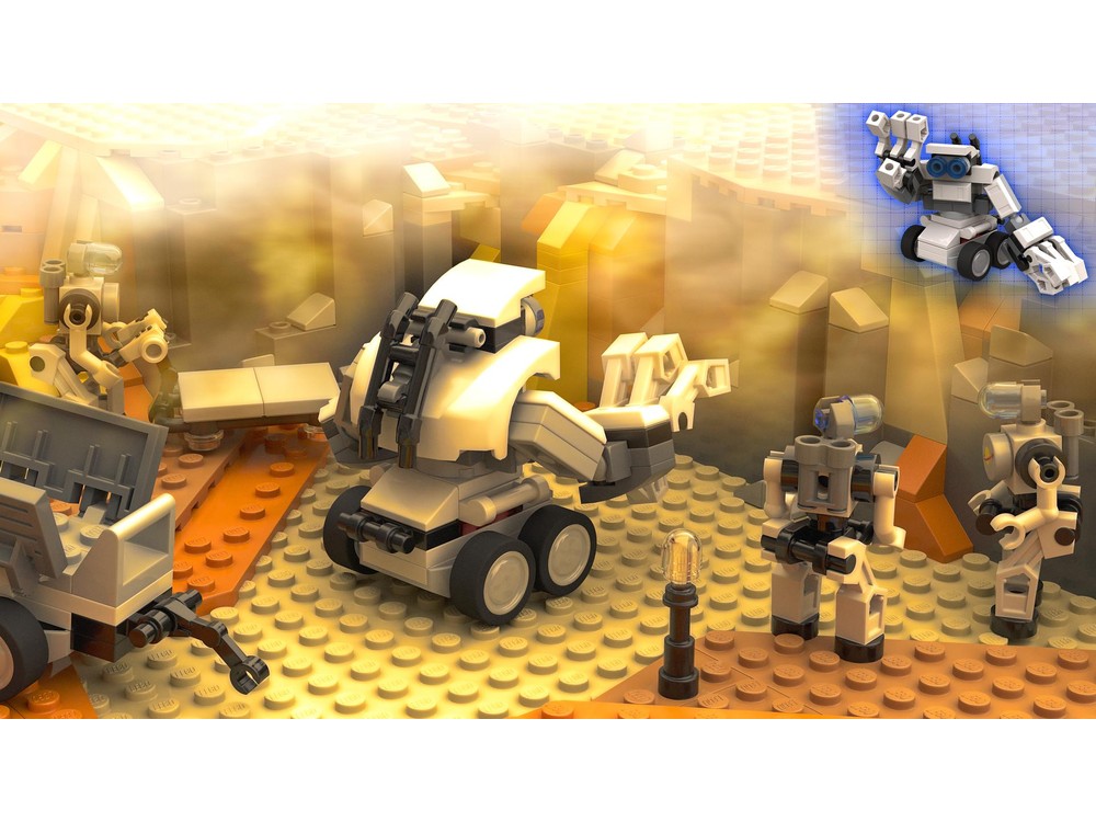 LEGO MOC RoDi (the digging robot) by bassdj | Rebrickable - Build with LEGO