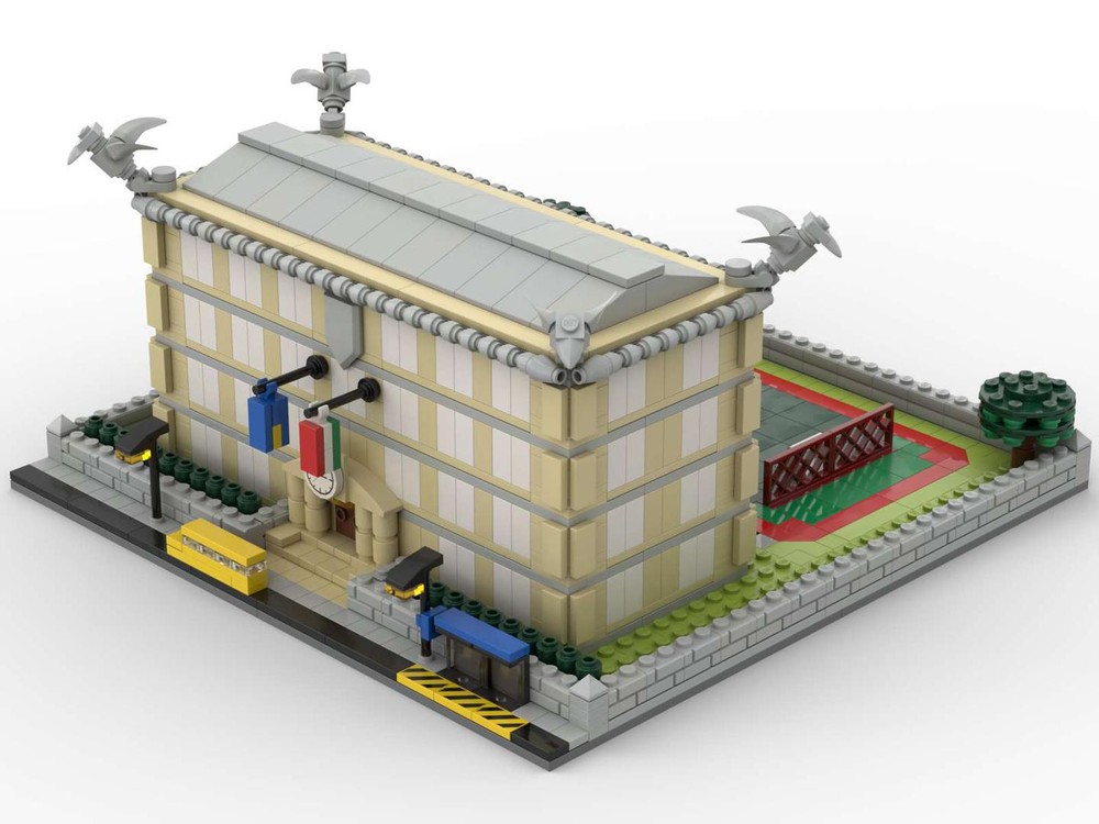 LEGO MOC Modular School #1 by meregt | Rebrickable - Build with LEGO
