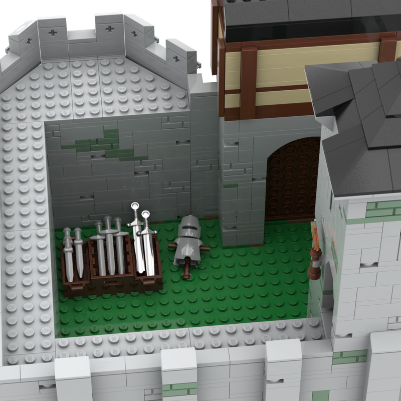 LEGO MOC Medieval outpost by xerabrick | Rebrickable - Build with LEGO