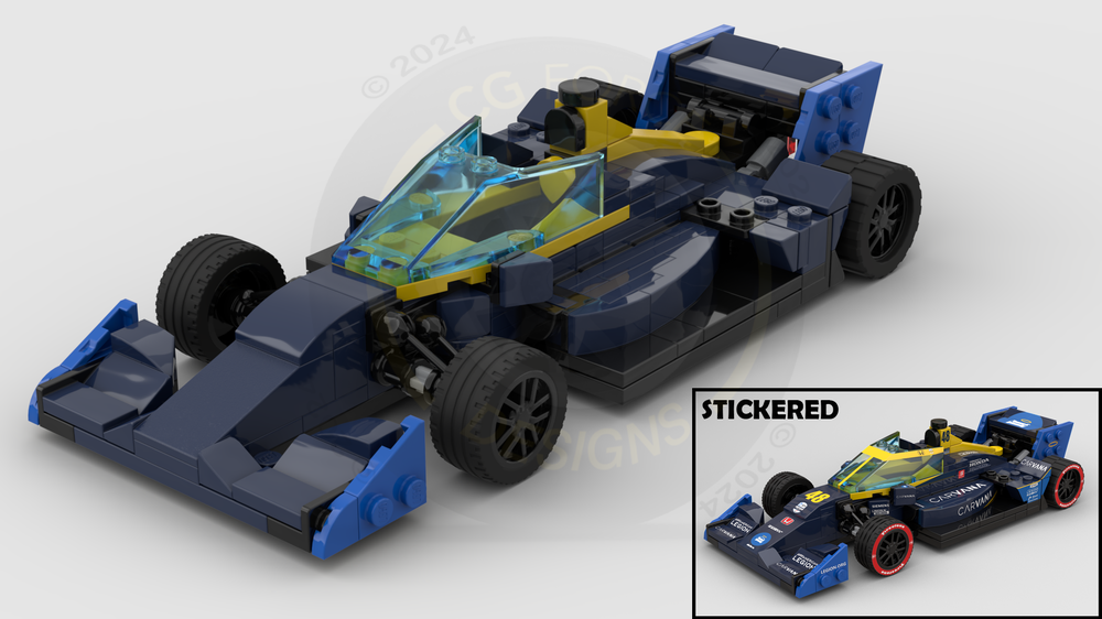 Lego Moc Indycar 2021 Cgr Johnson Circuit Spec By Legocg Rebrickable