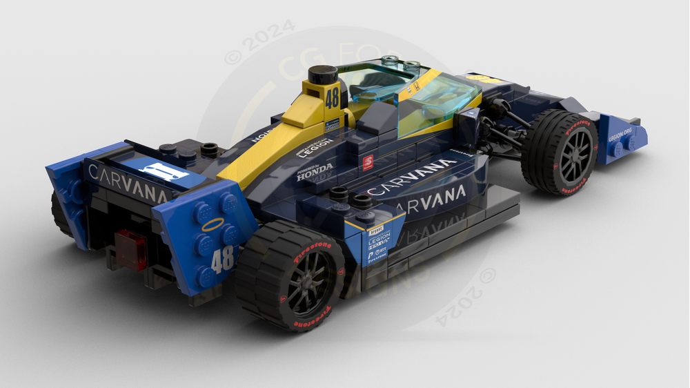 LEGO MOC Indycar 2021 CGR Johnson Circuit Spec by CGForceDesigns ...