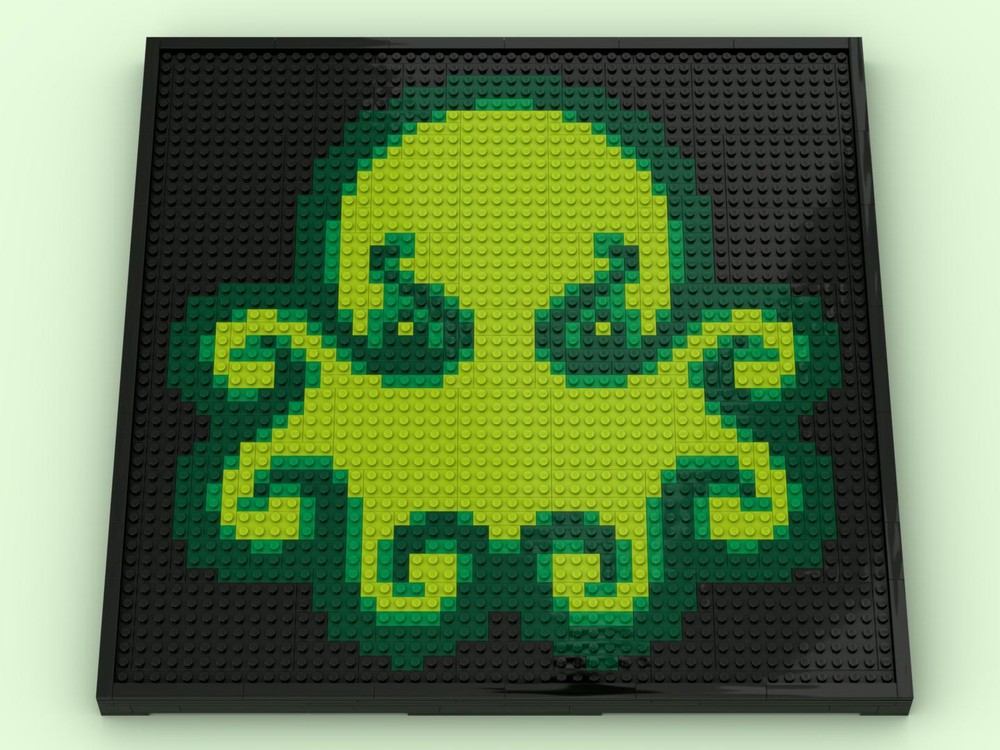LEGO MOC-90541 Cthulhu Mosaic by Mith77 | Rebrickable - Build with LEGO