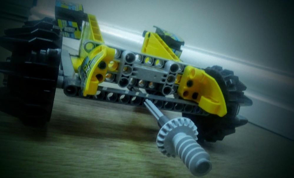 LEGO MOC Wheel driven mining tool by C.LegoMaster | Rebrickable - Build ...
