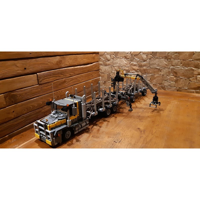 LEGO MOC Mack Titan logging truck by OldOlneyLego | Rebrickable - Build ...