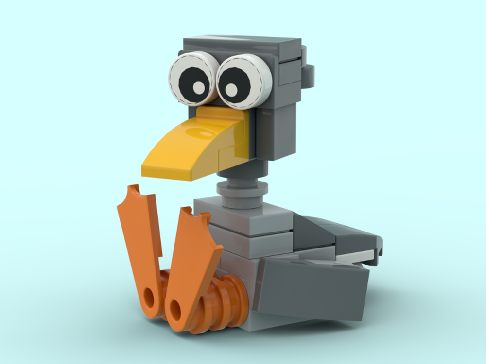 LEGO MOC Funny Birds: Greylag Goose by olivercgoetz | Rebrickable ...