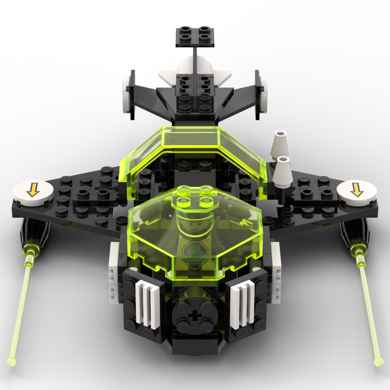 LEGO MOC MOC-6887 black speeder by KILDET | Rebrickable - Build with LEGO