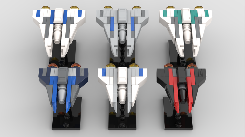 LEGO MOC 1:1455 Kom'rk-class Fighter/Transports by Kdapt-Preacher ...