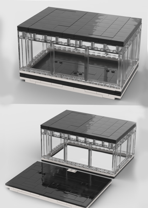 LEGO MOC Stand for 3 Lego Minifigure by Kra | Rebrickable - Build with LEGO