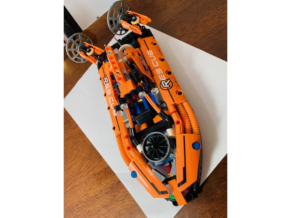 LEGO MOC LEGO 42120 Rescue Hovercraft Circuit Cubes motorization by ...