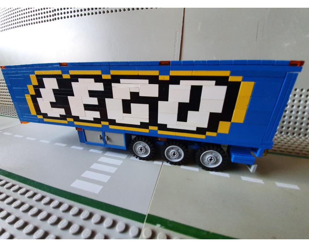 LEGO MOC Trailer "LEGO" blue by Klemmbausteinmagie | Rebrickable ...